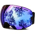 Juli Ski Goggles,Winter Snow Sports Snowboard Goggles with Anti-Fog UV ...