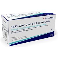 Fanttest 3-in-1 Combo Test 5 PACK, Influenza Flu A/B and COVID-19 Rapid ...