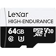 Amazon | Lexar HIGH-ENDURANCE microSDHCカード 高耐久性 UHS-I Class10 4K 最大読込 ...