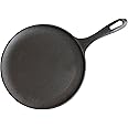 Victoria Cast Iron Comal Griddle, Round Comal Pan, Seasoned, 10.5 inch ...