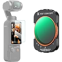 Amazon | K&F CONCEPT DJI OSMO Pocket 3用磁気式フィルター ND2-32&1