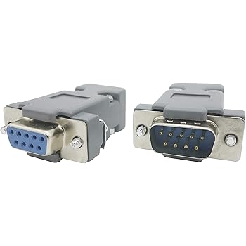 Amazon | 9ピンMale D-SubプラグはんだコネクタRS232シリアルDB9およびグレーフード | daier | シリアルアダプタ 通販