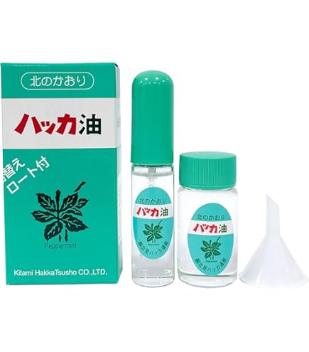 Amazon.co.jp: 北見ハッカ通商 ハッカ油セット 10ml スプレー+20ml
