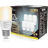 Amazon | ORALUCE LED電球 E26口金 40W相当 電球色 3000k 5W 450lm 220度広配光 高演色 小型電球 密閉器具対応 調光不可 PSE認証 6個入 ...