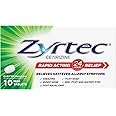 Zyrtec Rapid Acting Hayfever Allergy Relief Antihistamine Mini Tablets ...