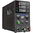 Amazon.co.jp: Jesverty New SPS-6005M (60V/5A) DC Stabilized Power Supply, 0-60V 0-5A Voltage ...