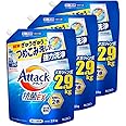 Amazon | デカラクサイズ アタック抗菌EX 2900g ×3個 洗濯洗剤 液体 つめかえ用 スプラッシュクリアの香り | ノーブランド品 | 液体洗剤