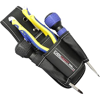 Amazon | DBLTACT ペンチサック 二段 BK DT-TS-03BK | 工具差し