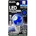 Amazon | エルパ (ELPA) LED電球G30 LED電球 E17 青 LDG1B-G-E17-G242 | エルパ(ELPA) | LED電球 通販