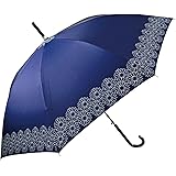 Amazon.co.jp: ベーシックスタンダード(Basic Standard) 長傘 日傘 晴雨兼用 レディース 58cm UVカット100 UPF50+ 内側特殊コーティング 一級遮光 ...
