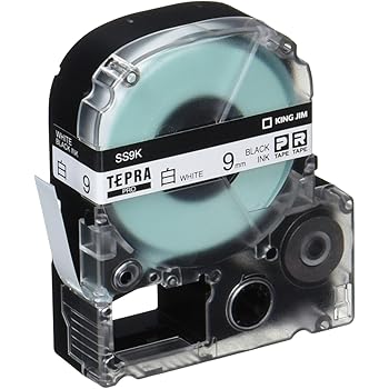Amazon | キングジム テープカートリッジ テプラPRO 9mm SS9K-10P 10個 白 | 文房具・オフィス用品 | 文房具・オフィス用品