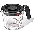 Amazon｜OXO(オクソー) ガラス メジャーカップ 500ml 蓋付き 耐熱 電子レンジ 食洗機 対応 11397500｜計量カップ オンライン通販