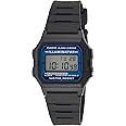 CASIO F105W-1AUZ Unisex Black Digital Watch with Black Band : Amazon ...