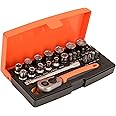 Bahco SL25 Socket Set 25 Piece 1/4 Inch Drive : Amazon.com.au: Home ...