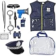 Police Uniform for Kids - 14-Piece Police Officer Costume Role Play Kit ...