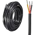 Amazon.co.jp: uxcell 電源ケーブル 3芯電線 14AWG 10 M UL2464電線 PVC コード銅線ケーブル LEDストリップランプ照明用: DIY・工具・ガーデン