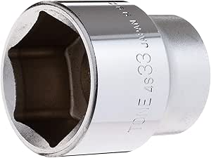 Amazon.co.jp: トネ(TONE) ソケット(6角) HP4S-33 差込角12.7mm(1/2") 二面幅33mm : DIY・工具・ガーデン