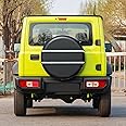 Amazon | スズキ ジムニー専用 SJ10 JA11 JA71 JA12 JA22 JB23 JB33 JB43 JB64 用スペアタイヤホイールカバー、全天候型保護スペアタイヤカバー ...