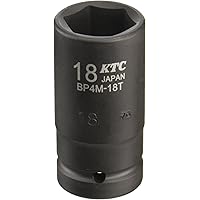 Amazon | 京都機械工具(KTC) 12.7mm (1/2インチ) インパクトレンチ ソケット (セミディープ薄肉) 18mm BP4M18TP | ソケットレンチ
