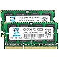 Amazon.co.jp: PC3 10600 10700 4GB×2枚 DDR3 1333MHz ノートPC用メモリ1.5V 204Pin ...