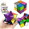 Amazon | Infinity Cube Toys マジックスターキューブ 2in 1立体キューブ 折りたたみキューブ 無限キューブパズル ...