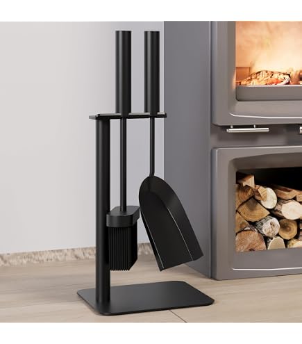 Aazon.co: Fire Beauty Fireplace Tools Set 5 Pieces Fireside Accessories ...