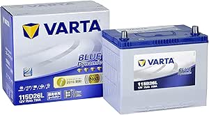 Amazon | VARTA(バルタ) Blue Dynamic 国産車バッテリー 115D26L L260mm × W173mm × H225mm | カーバッテリー | 車＆バイク