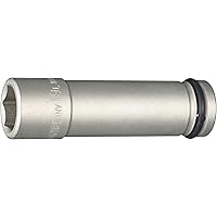 Amazon | トネ(TONE) インパクト用超ロングソケット HP4NV-24L150 差込角12.7mm(1/2") 二面幅24mm | インパクトレンチアクセサリ