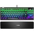 SteelSeries Apex 7 TKL Compact Mechanical Gaming Keyboard – OLED Smart Display – USB Passthrough ...