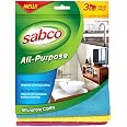Sabco All Purpose Micro Fibre Cleaning Cloths 3-Pieces : Amazon.com.au ...