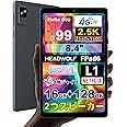 Amazon.co.jp: 【初登場 6軸ジャイロ 2.5Kモデル】Headwolf FPad6 タブレット8インチ Android 14 タブレット、Widevine L1対応 ...