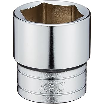 Amazon | 京都機械工具(KTC) ソケット 6角 B41 差込角:12.7mm×全長:38mm×対辺寸法:1インチ | ソケットレンチ