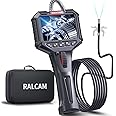 Amazon.co.jp: Ralcam 先端可動式ファイバースコープ 3.5インチIPSスクリーン内視鏡カメラ6.2mm直径工業内視鏡IP67防水検査カメラ 6つの調整可能なLEDライト ...