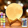 Mydethun 16 Colors Moon Lamp - Home Décor, Party Light with Brightness ...