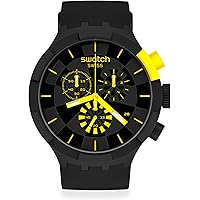 Amazon | [スウォッチ] 腕時計 スウォッチ SWATCH BIG BOLD CHRONO SB02B403 ブラック | 腕時計 ...