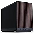 Lian Li DAN-A3 Front Wooden and Steel Mesh Side Panel mATX Case - Black ...