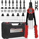 TOPEX 160PCS Heavy Duty Nut Rivet Riveter Rivnut Nutsert Gun Riveting ...