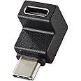 Amazon.co.jp: エレコム Type-C アダプタ L字 縦向き USB-C to C 変換コネクタ USB3.2(Gen2) 10Gbps 60w ブラック MPA ...