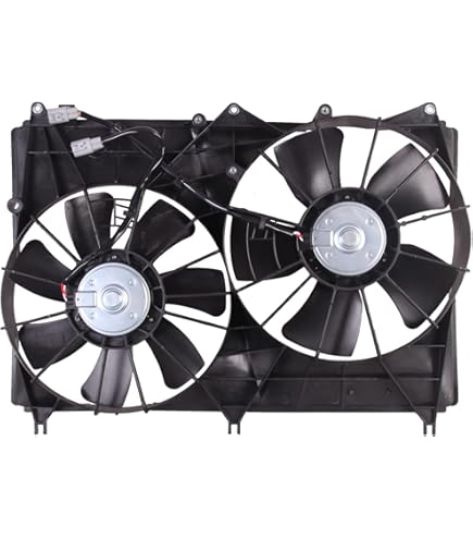 Dual Cooling Fan Assembly Radiator Cooling Fan Assembly For 2002-2004 ...