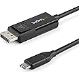 Amazon.co.jp: StarTech.com USB-C - DisplayPort 1.2 ケーブル/2m/4K60Hz/双方向対応 ...