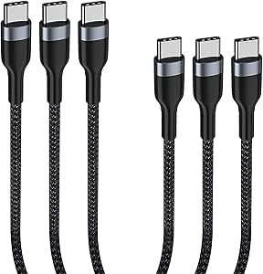 Amazon.co.jp: USB Type C ケーブル0.5m (3本セット) Popolier Type C (USB C to USB C)【USB PD対応/ 60W/3A 急速充電 ...
