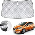 Amazon | WAIROGA ニッサン ノート 専用フロントサンシェード Note E12 車用サンシェードフロントガラス 日よけ 六層構造 車種専用設計 UVカット 日焼け防止 劣化防止 ...