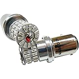 Amazon | まめ電(MAMEDEN) バイク用 S25 ダブル LED MIRA-SMD アンバー ウインカー ポジション BAY15d(ピン角180°段差あり) | クリアランスランプ ...