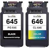 PG645XL CL646XL Ink Cartridges Replacement Canon Combo Pack PG-645 & CL ...