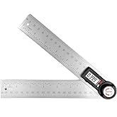 GemRed Digital Angle Ruler Protractor (White&Red Button) : Amazon.com ...