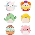 Micromallows SQMM0009-6-Pack Super Soft Mini Squishmallows 6.5 cm Plush ...
