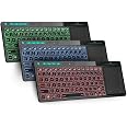 Rii K18 Plus Wireless 3-LED Color Backlit Multimedia Keyboard with ...
