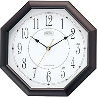 Amazon.co.jp: MAG(マグ) 掛け時計 八角形 アナログ オクターゴ 静音 連続秒針 ブラウン W-287BR-Z : ホーム＆キッチン