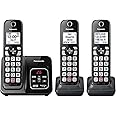 Panasonic Cordless Phone with Answering Machine, Advanced Call Block, Bilingual Caller ID and ...