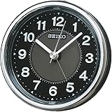 Amazon.co.jp: セイコー クロック 目覚まし時計 電波 アナログ 黒 KR328K SEIKO : ホーム＆キッチン